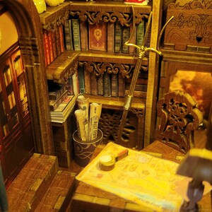 Percy Jackson Library Book Nook Made-to-order Customized LED Flickering ...