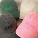 MAMA Embroidered Baseball Cap Embroidered Cap Cotton - Etsy