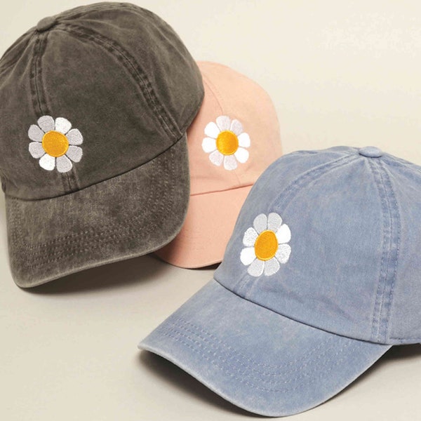 Flower Baseball Cap - Etsy