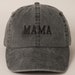 MAMA Embroidered Baseball Cap, Embroidered Cap, Cotton Baseball Cap ...