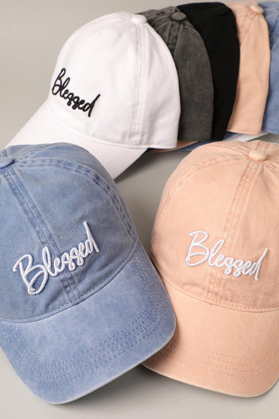 Blessed Hat Personalized Baseball Cap Embroidery Cap | Etsy