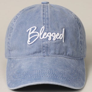 Blessed Hat, Personalized Baseball Cap, Embroidery Cap, Embroidered Hat ...