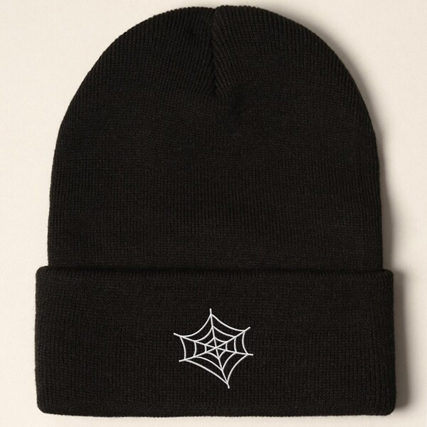 Spider Web Beanie - Etsy
