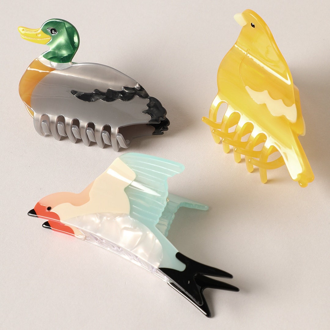 Pretty Bird Figure Designed Hair Claw Clip, Perfect Hair Accessories ...
