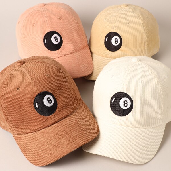 Personalized Embroidered Corduroy Ball Cap - Etsy