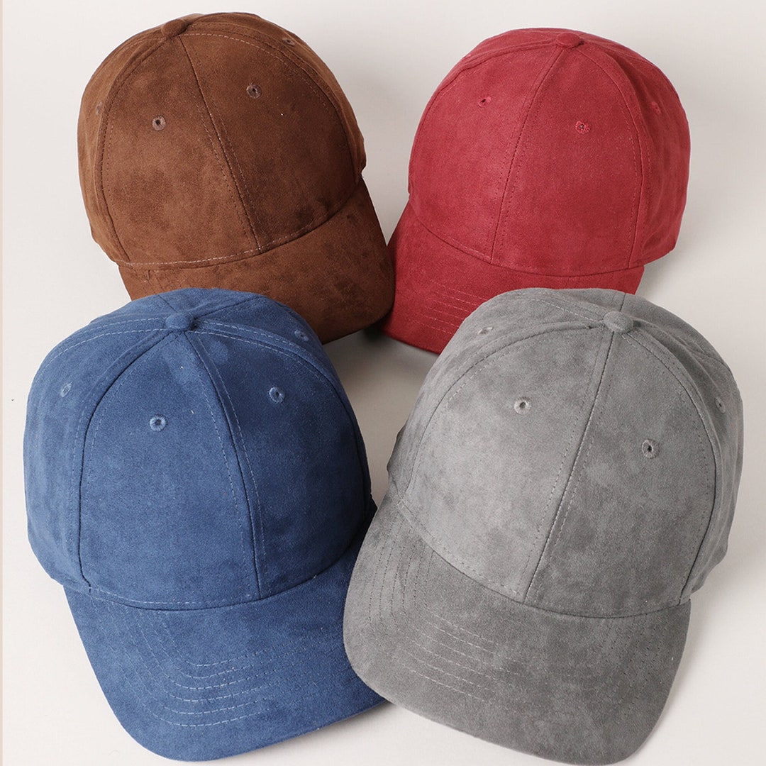 Solid Color Warm Velvet Baseball Cap, Stylish Plain Baseball Cap, Warm ...