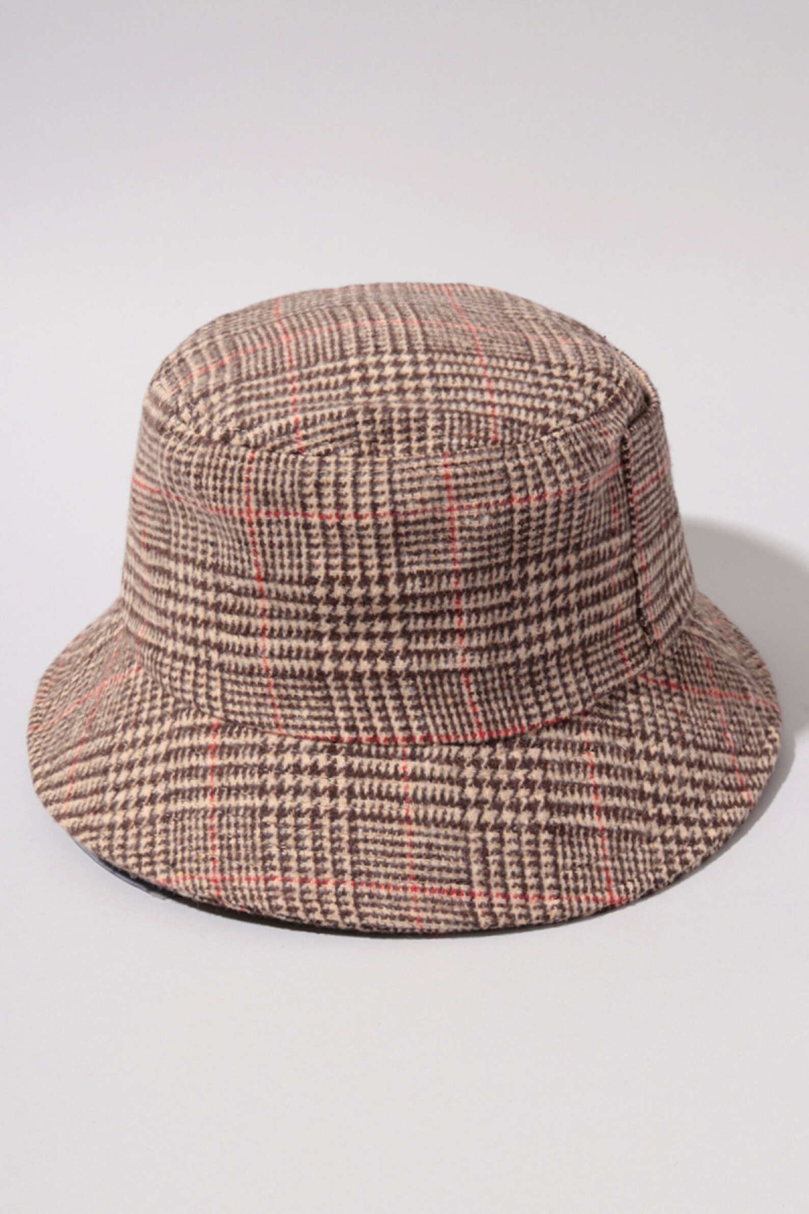 Plaid Bucket Hat Glen Check Hat Winter Bucket Hat Everyday - Etsy