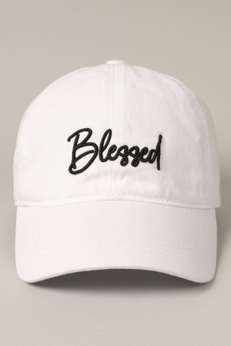 Blessed Hat Personalized Baseball Cap Embroidery Cap | Etsy