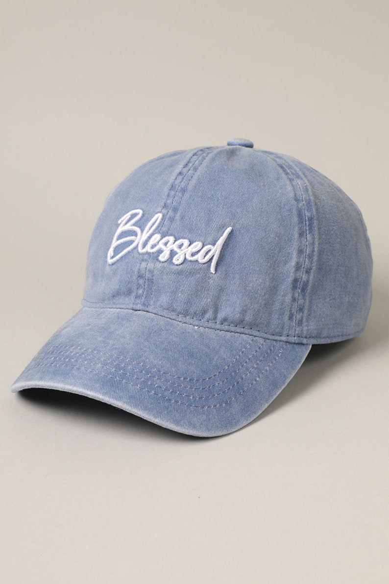 Blessed Hat Personalized Baseball Cap Embroidery Cap - Etsy