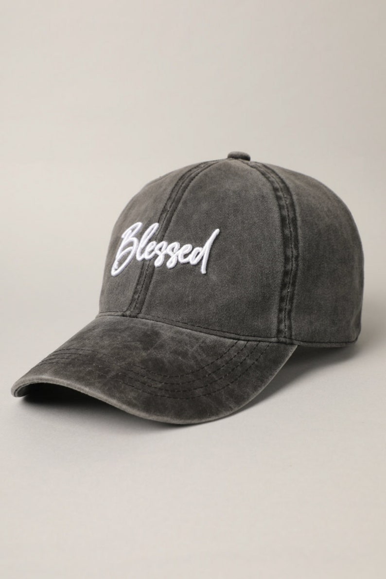 Blessed Hat Personalized Baseball Cap Embroidery Cap | Etsy