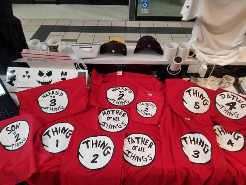 Thing 1 Thing 2 34.. Dr Seuss Personalized Hoodies W Your - Etsy