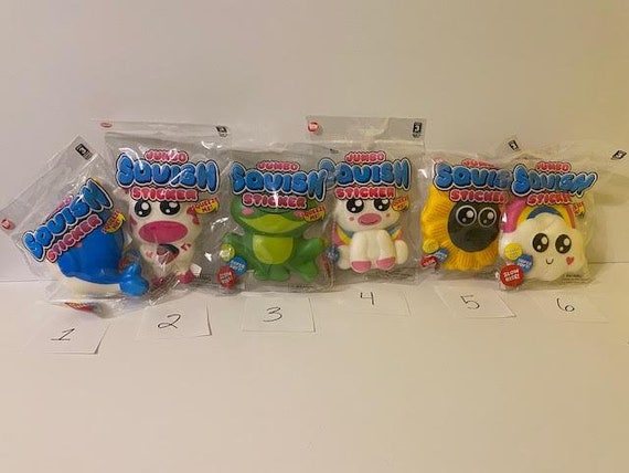 Jumbo Squish Sticker - Etsy