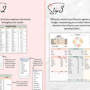 Simple Monthly Budget Spreadsheet | Google Sheet Budget Template ...
