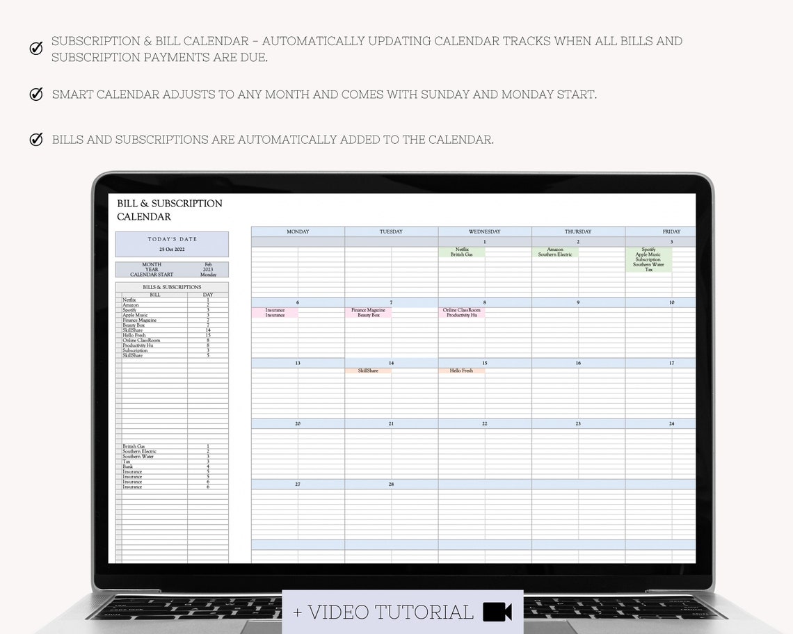 Deluxe Annual and Monthly Budget Spreadsheet and Finance Bundle Inc ...