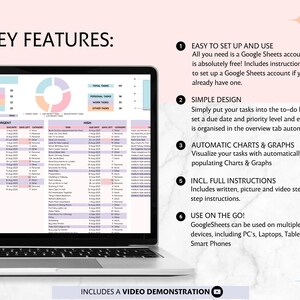 Digital to Do List and Task Tracker, Google Sheets to Do List ...