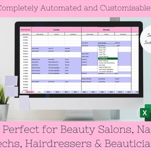 Beauty Business Bookkeeping Spreadsheet Beauty Business - Etsy UK