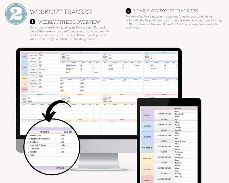 Life Planner Bundle for Google Sheet Budget Spreadsheet - Etsy