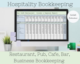 Bar and Restaurant Inventory Spreadsheet - Etsy