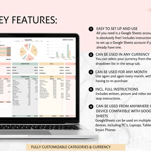 Simple Monthly Budget Spreadsheet | Google Sheet Budget Template ...