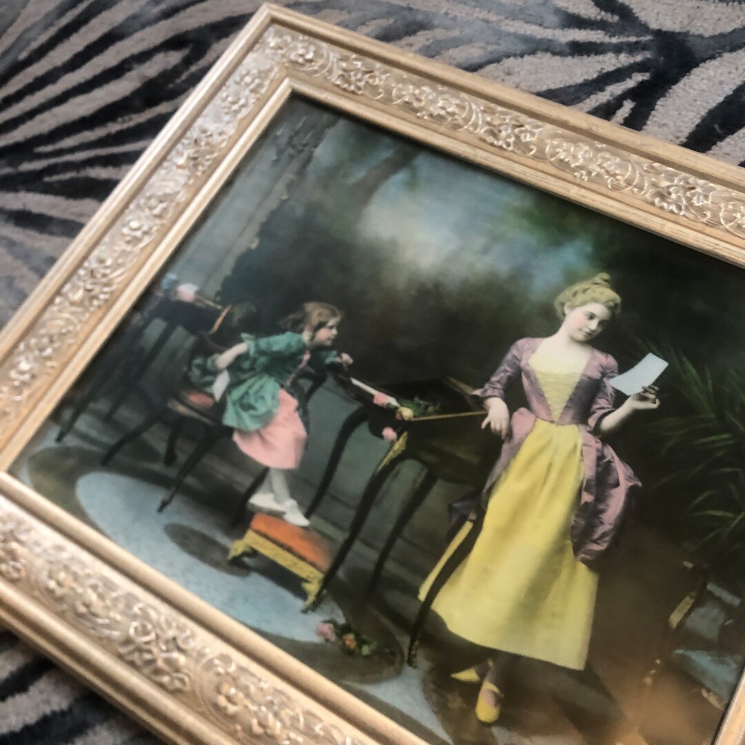 Antique Victorian Muller, Luchsinger Co. Original Hand-colored ...