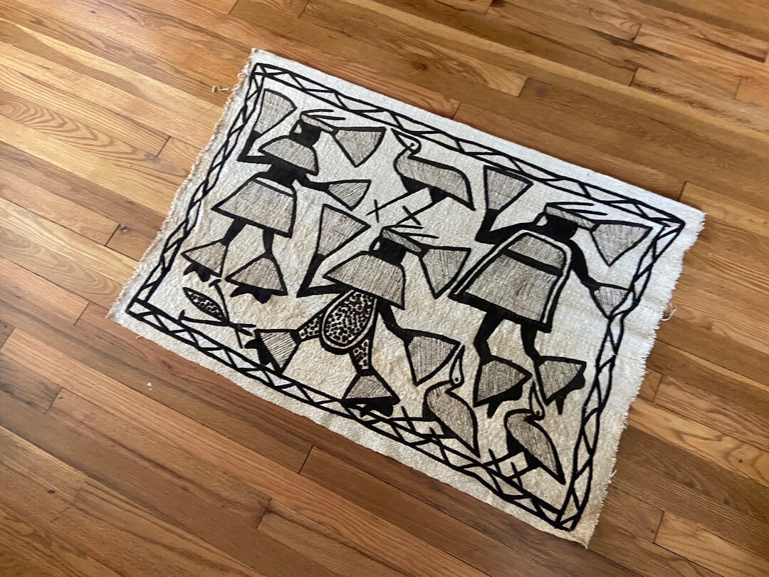 Vintage Mid Century African Mud Cloth Senufo Korhogo Tapestry From ...