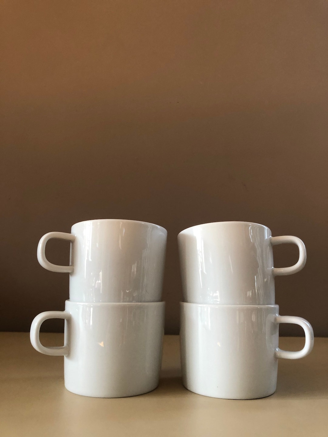 Set of 4 Alessi Porcelain Jasper Morrison Mocha Cups - Etsy