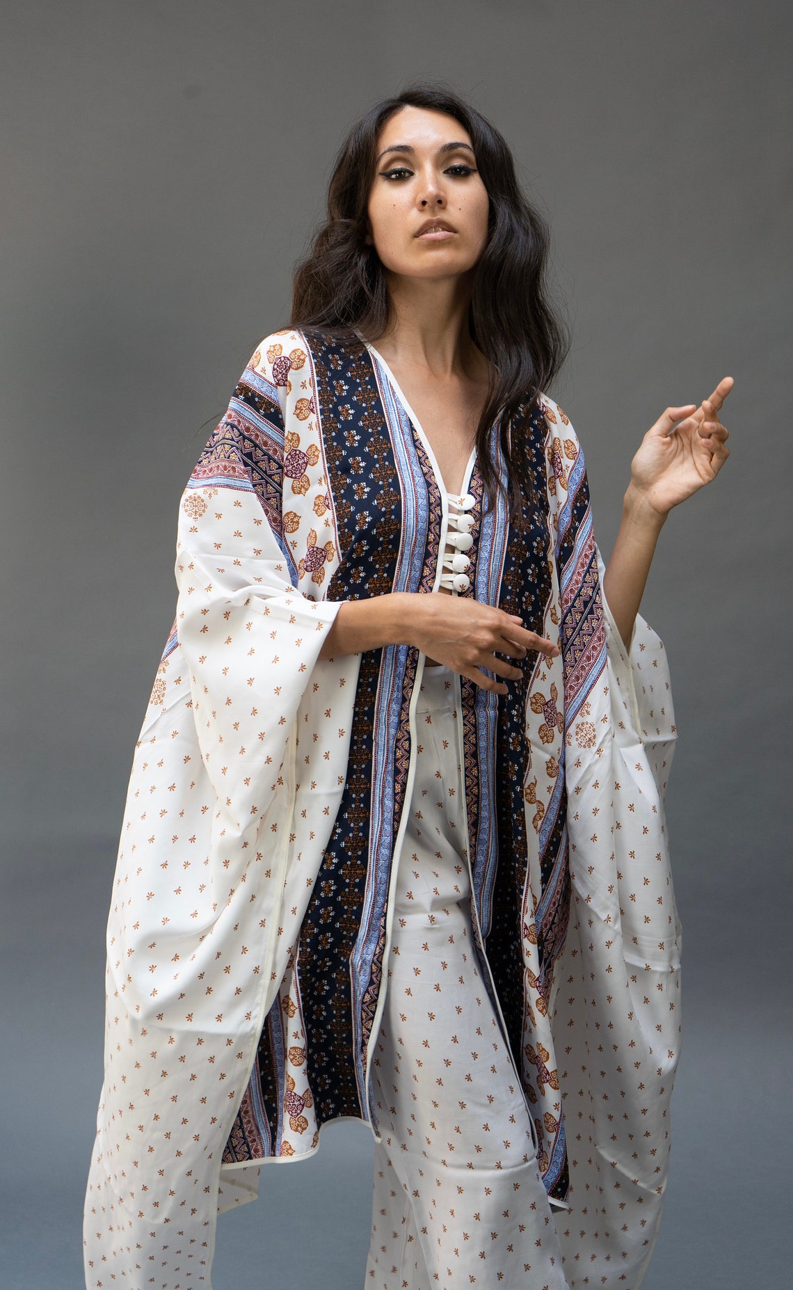 Two Piece Kaftan Set/ Kaftan Set - Etsy