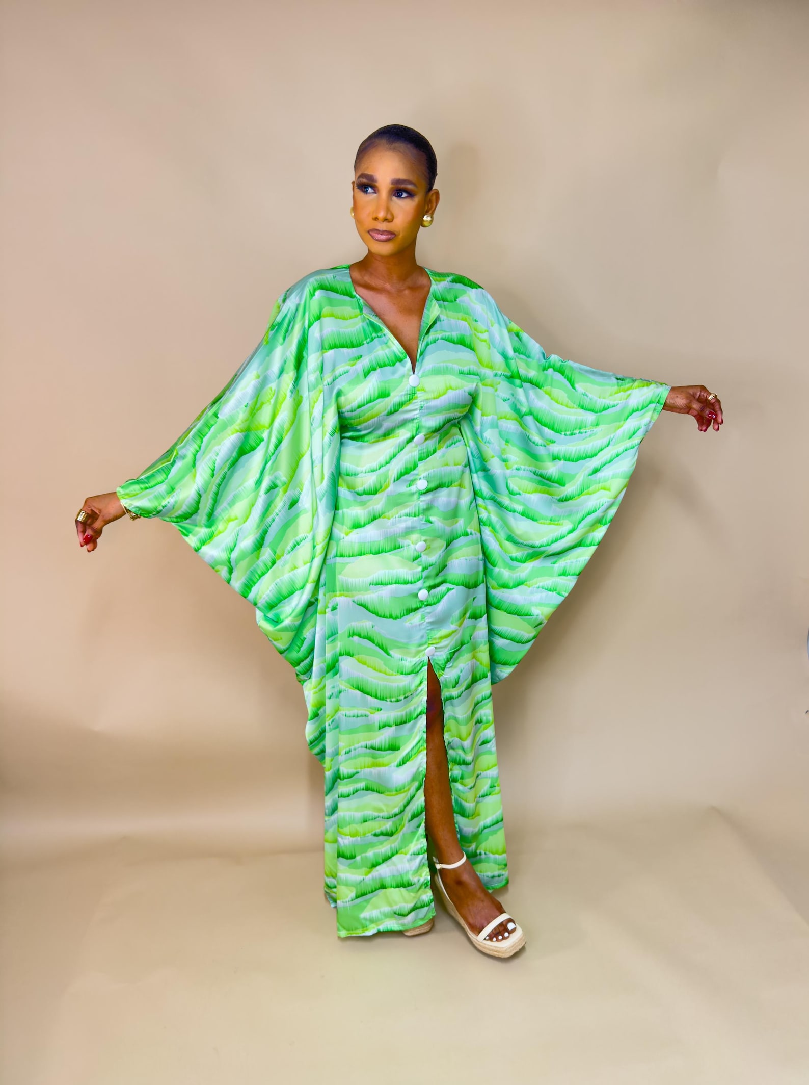 Silk Satin Kaftan Luxury Kaftan Abaya Dress - Etsy
