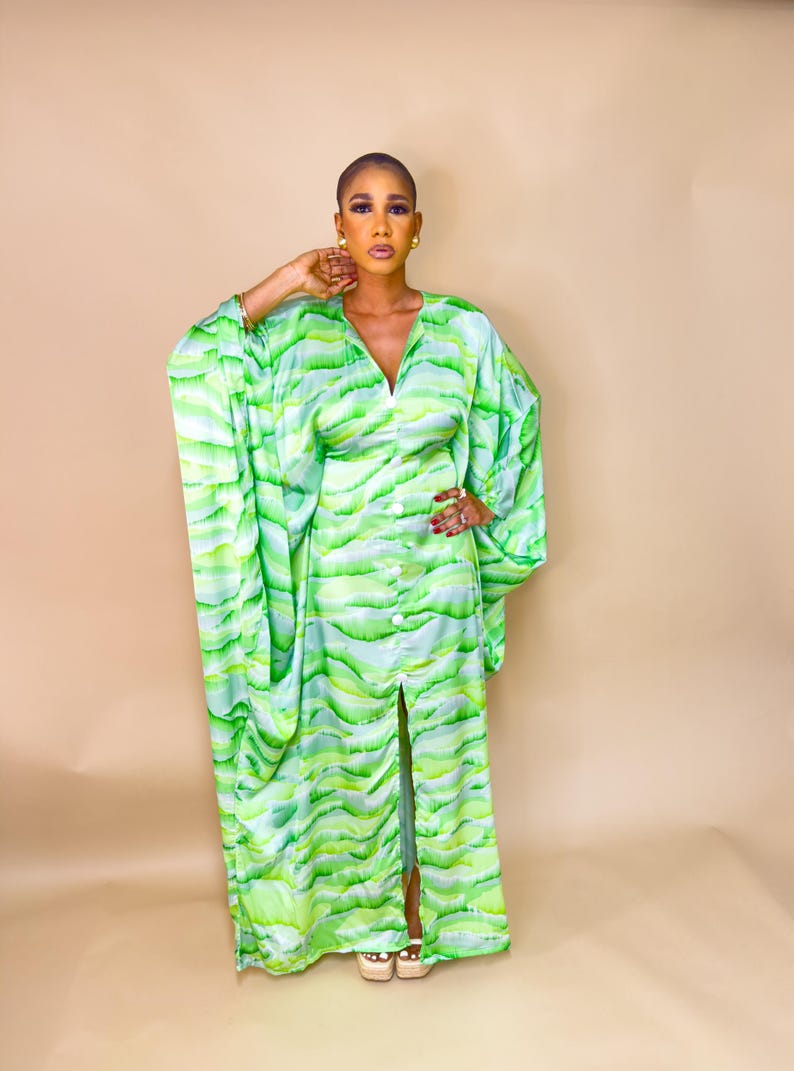 Silk Satin Kaftan Luxury Kaftan Abaya Dress - Etsy
