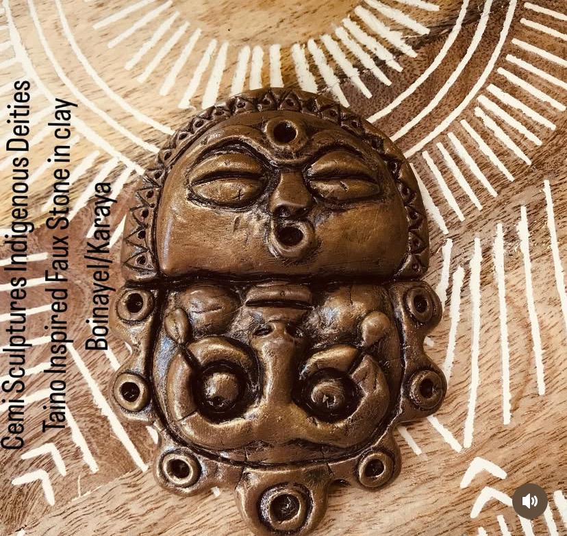 Cemi Sculptures Indigenous Deities Taino Inspired in Clay - Etsy