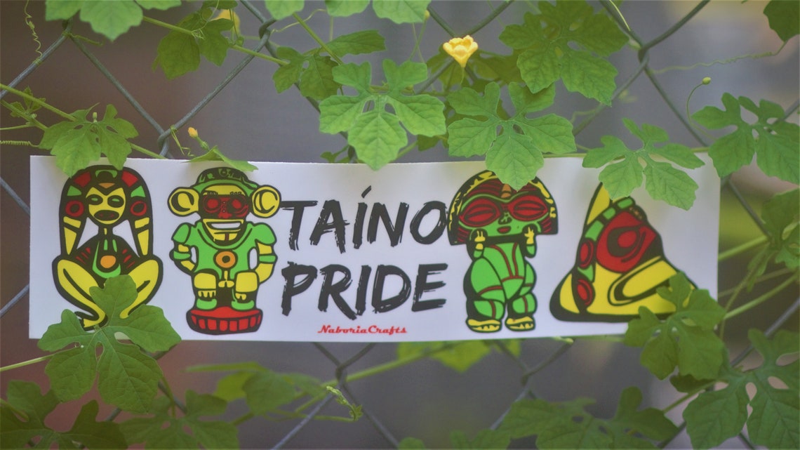 Taino Indigenous Cemi Deities 11.5 Inch Bumper Decals | Etsy