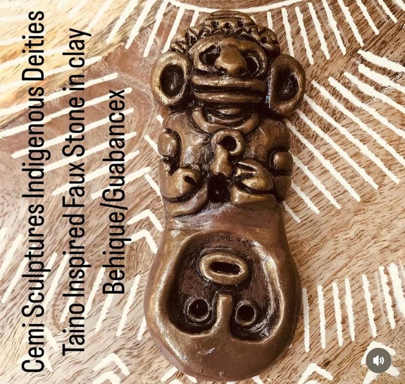 Cemi Sculptures Indigenous Deities Taino Inspired in Clay - Etsy