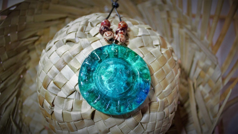 Bagua Line Taino Indigenous Resin Jewelry Guanin Atabey Water - Etsy