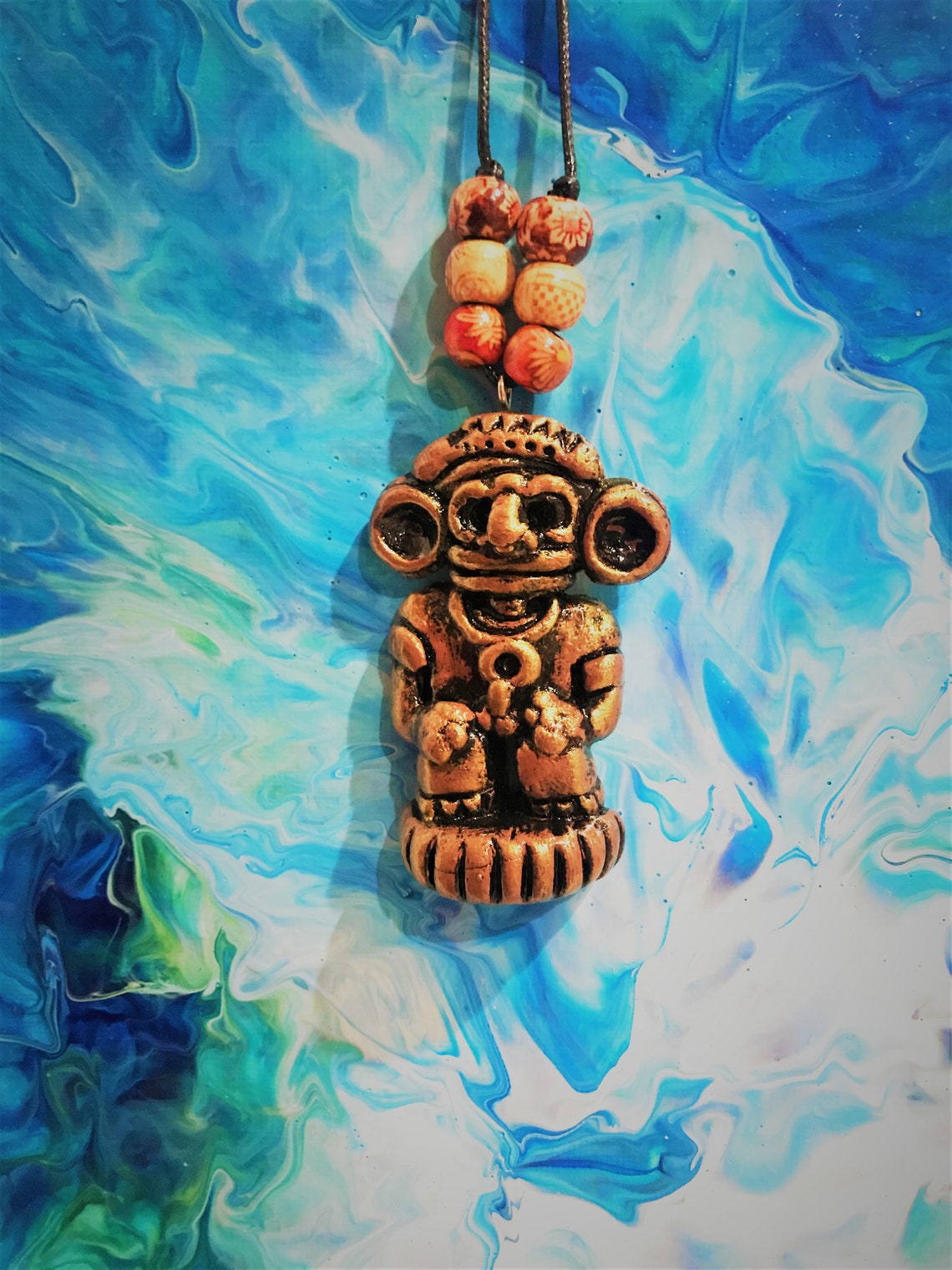 Taino Art Atabey Behique Yucahu or Diosa Luna Amulets - Etsy