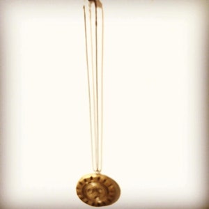 Taino Art Metallic Gold Guanin Amulet - Etsy