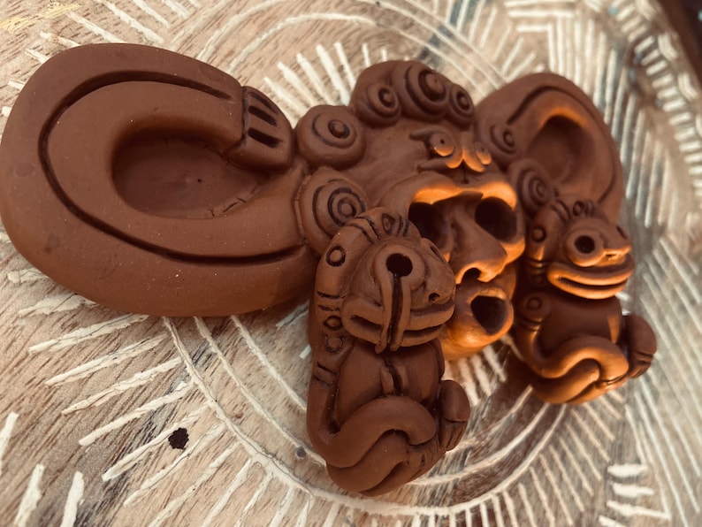 Taíno Cemi Sculpture Set HURAKÁN, GUATAUBÁ and COATRISQUIE - Etsy