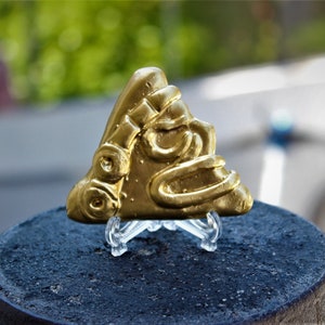 Metallic Gold Color Taino Art Sculptures Cemis Set of 4 - Etsy