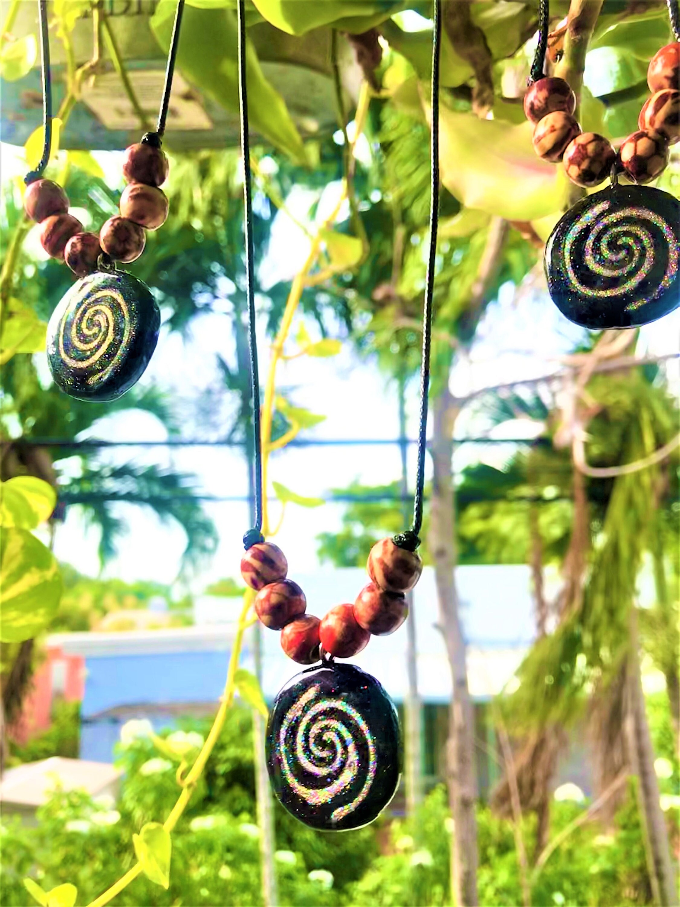 Taino Art Coin Amulet/necklace/pendant of WATER SYMBOL With Holographic ...