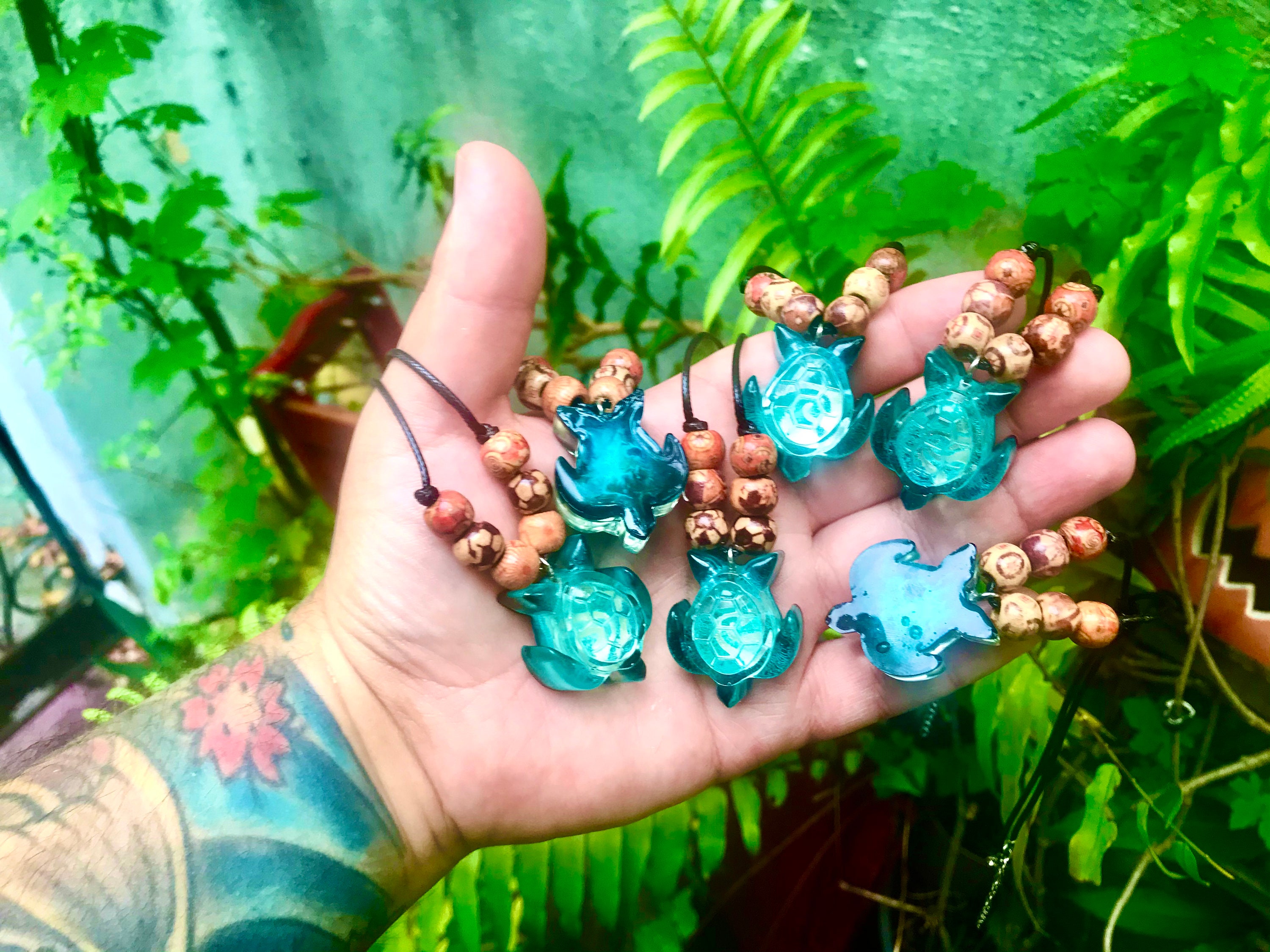Bagua Line Taino Indigenous Resin Jewelry Guanin Atabey Water | Etsy
