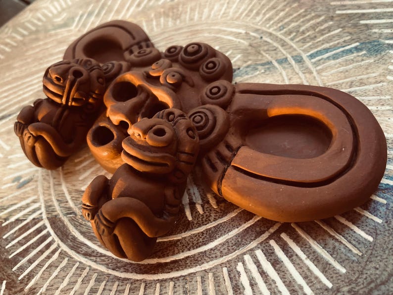 Taíno Cemi Sculpture Set HURAKÁN, GUATAUBÁ and COATRISQUIE - Etsy