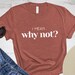 I Mean Why Not Shirt Unisex T-shirt Trendy Tees Gift - Etsy