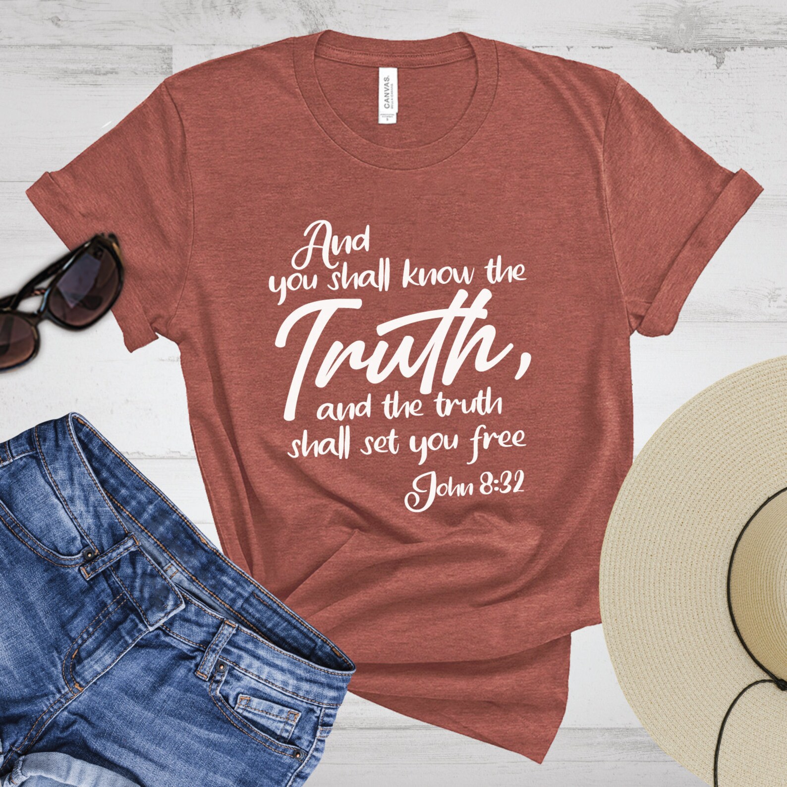 And You Shall Know the Truth and the Truth Shall Set You Free T-shirt ...