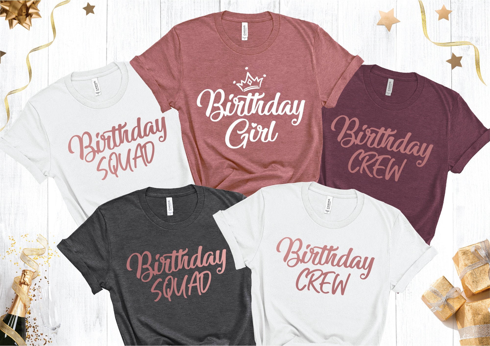 Birthday Group Shirts Birthday Girl Shirt Birthday Queen | Etsy