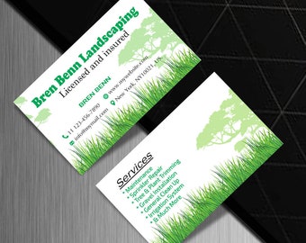 Tree Service Business Cards - Etsy