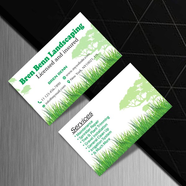 Tree Service Business Cards - Etsy