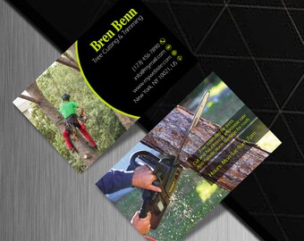 Tree Service Business Cards - Etsy