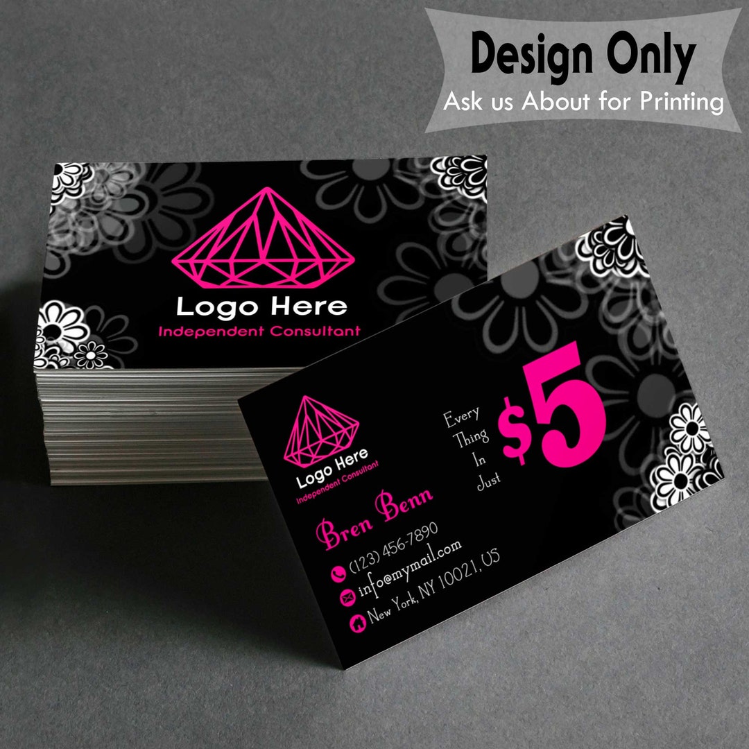 Personalized Jewelry Business Cards _ Custom Business Cards_digital ...