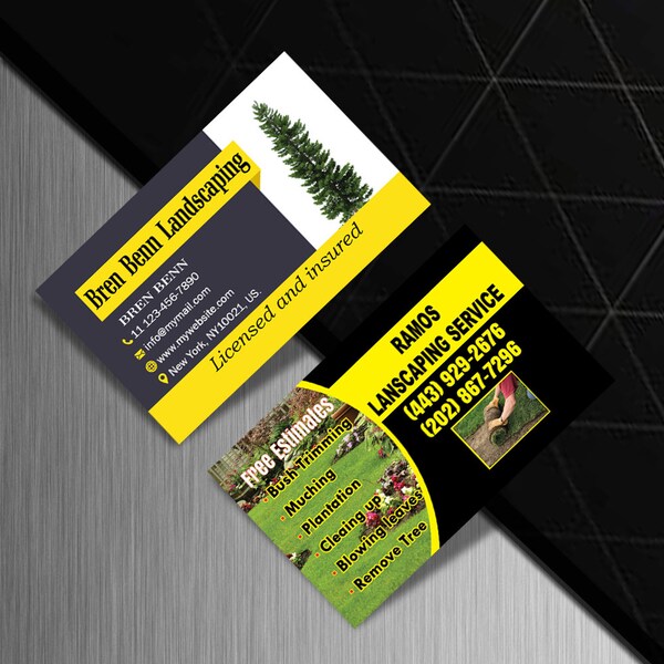 Tree Service Business Cards - Etsy