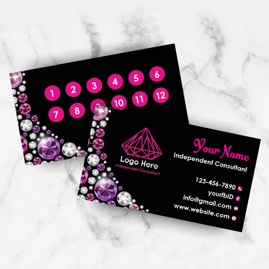 Personalized Loyalty Business Cards _ Custom Business Cards _ Digital ...