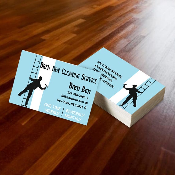 House Cleaning Business Cards